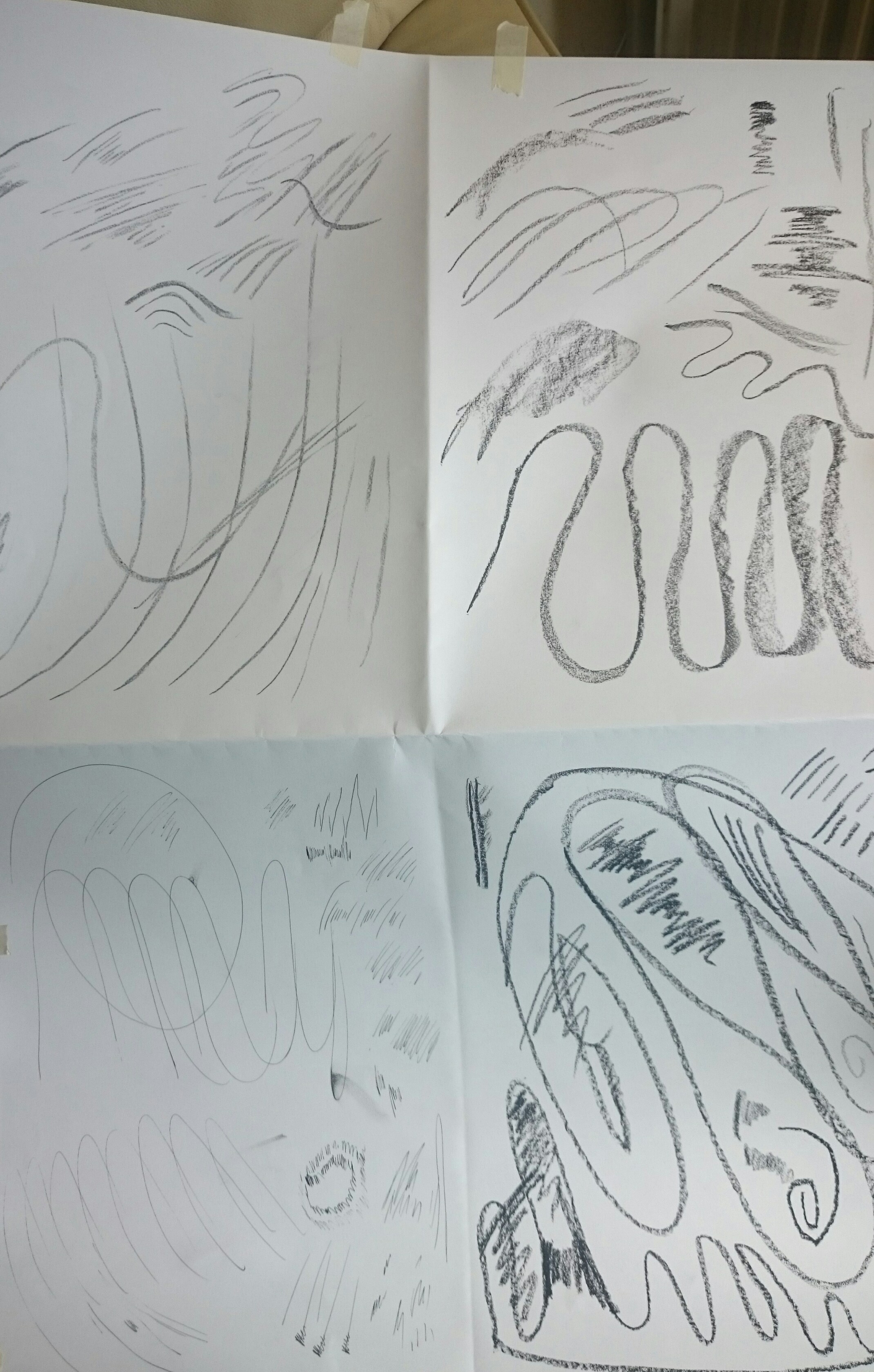 OCA Drawing 1 – Project 1 ‘Feeling and Expression’. Ex. 1 – Restore Balance